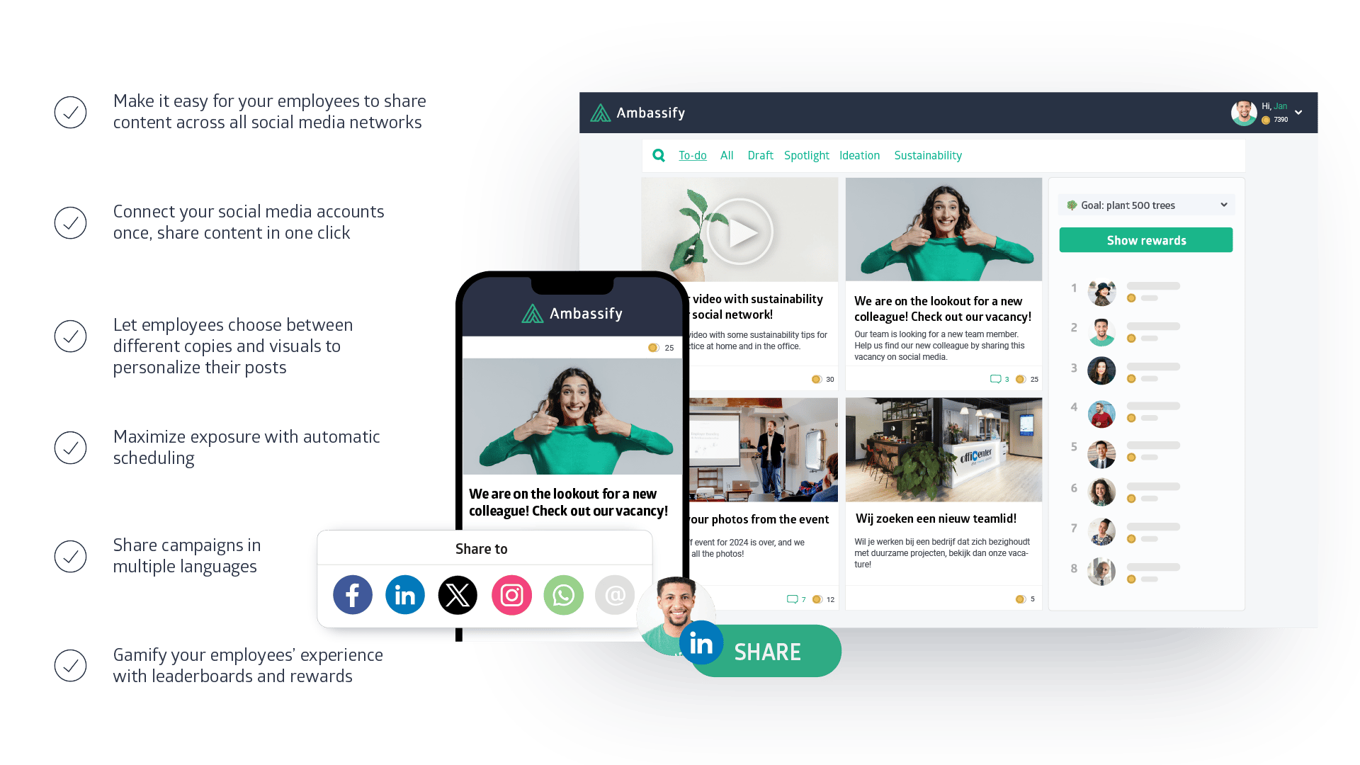 Ambassify | Employee Advocacy Platform