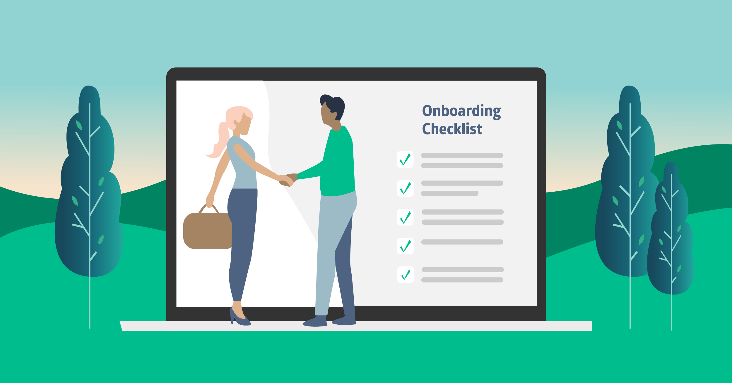 Employee Onboarding Clipart