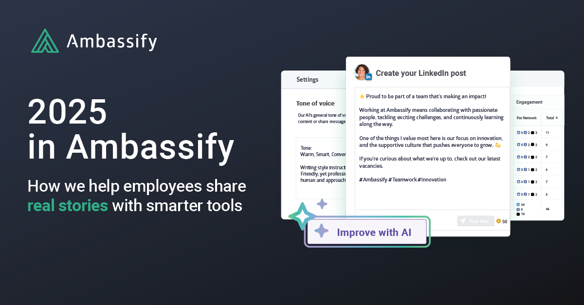 2025 in Ambassify: How We Help Employees Share Real Stories With ...
