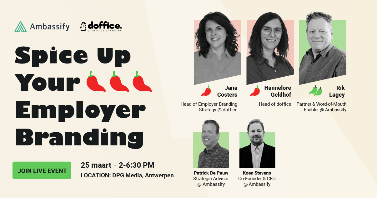 Spice Up Your Employer Branding | Ambassify & doffice