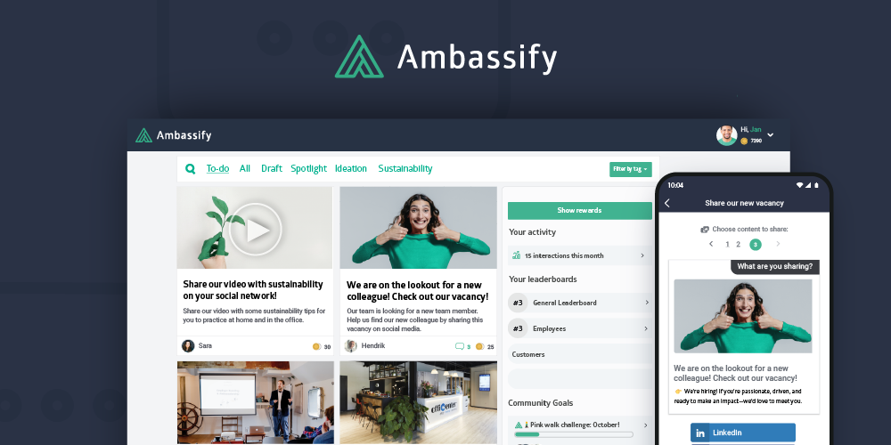 Ambassify | Employee Advocacy Platform